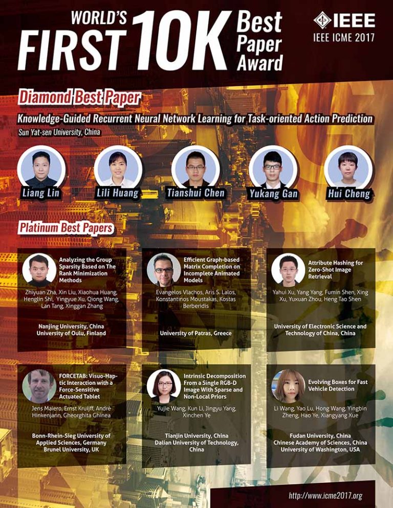 BEST PAPER AWARD IEEE ICME 2017 , Completion of Animated Meshes ...